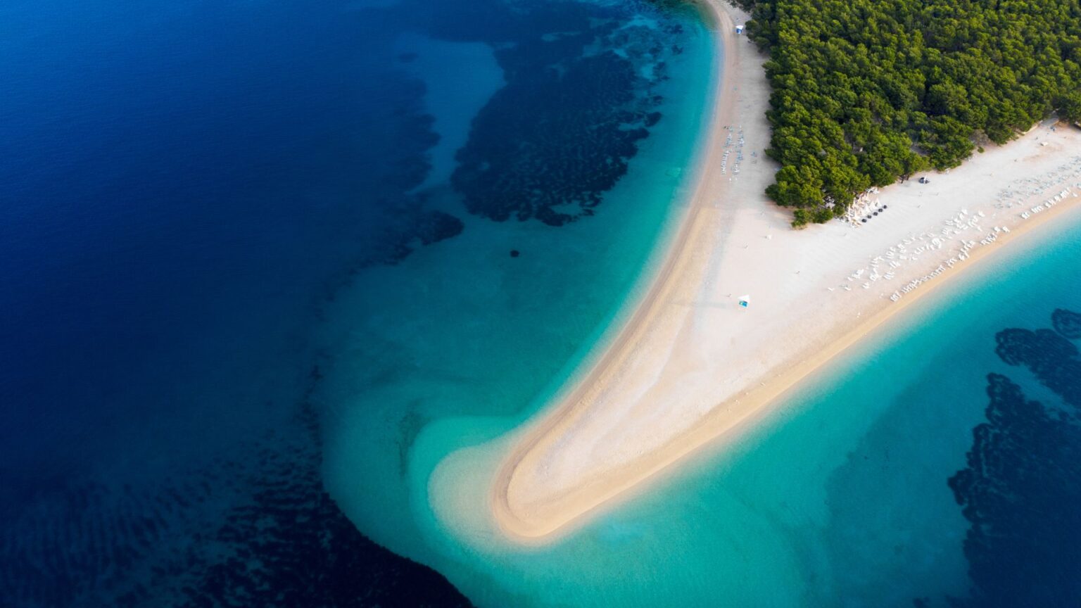 Zlatni Rat Beach on the Island of Brač - Dalmatia Express